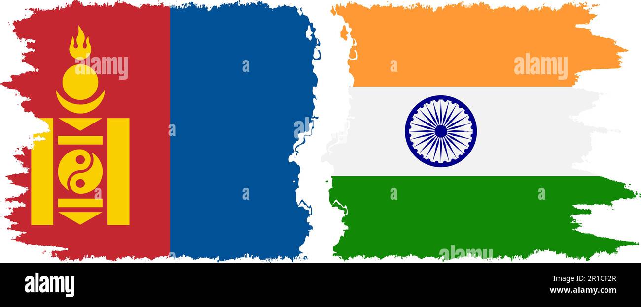 India and Mongolia grunge flags connection, vector Stock Vector Image ... India and Mongolia grunge flags connection, vector Stock Vector Image ...