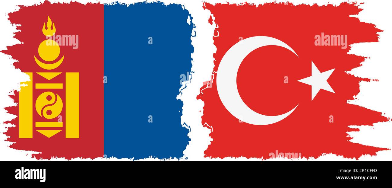 Turkey mongolia flag hi-res stock photography and images - Alamy