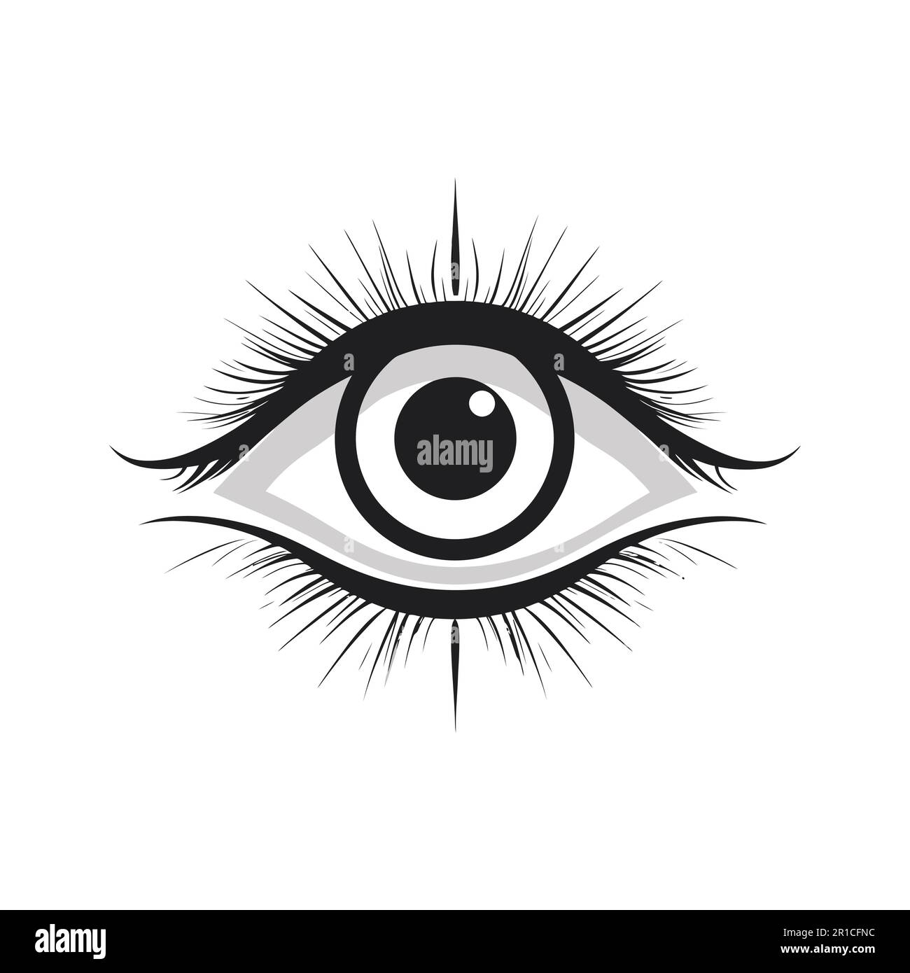 Eyes icon vector. Vision icon symbol . Vector illustration Stock Vector ...