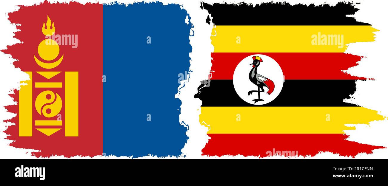 Uganda and Mongolia grunge flags connection, vector Stock Vector Image ... Uganda and Mongolia grunge flags connection, vector Stock Vector Image ...