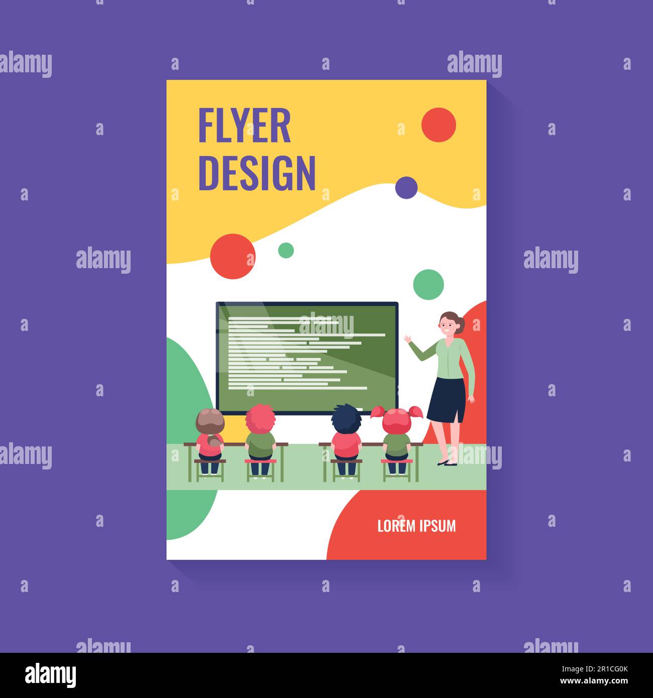 Explaining schoolchildren Stock Vector Images - Alamy