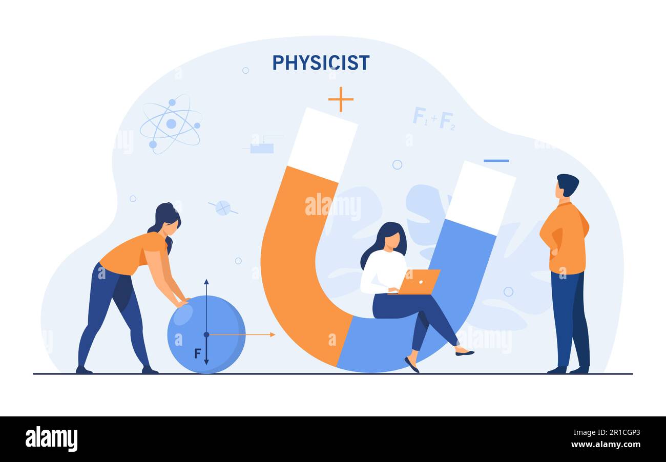 Physicists working Stock Vector Images - Alamy