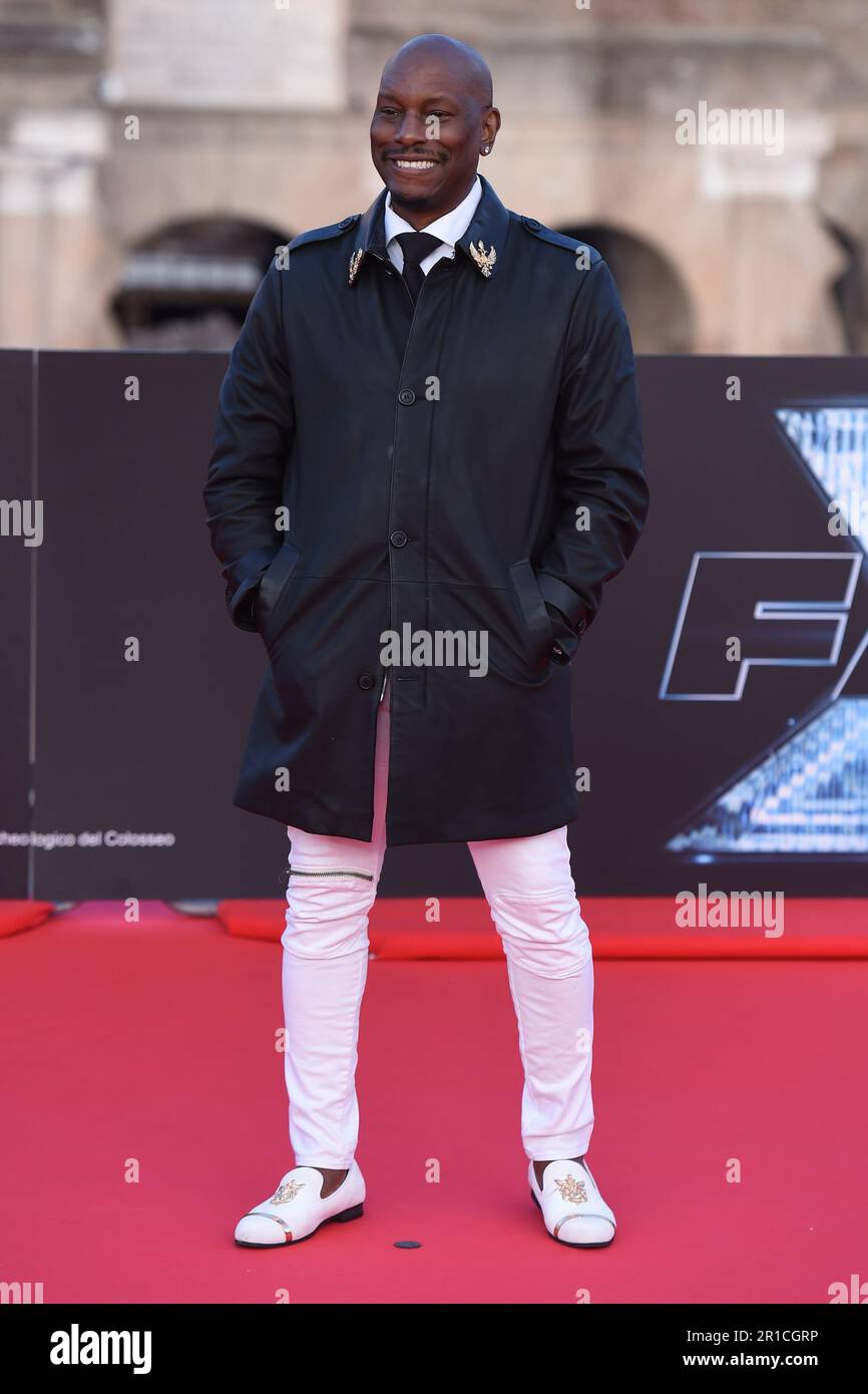 Roma, Italy. 12th May, 2023. Tyrese Gibson attends the Universal ...