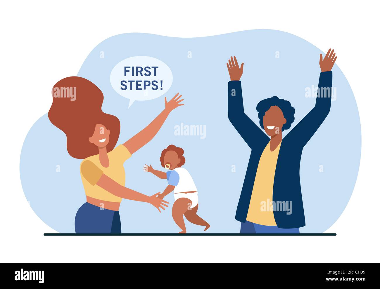 Babys First Steps Clipart