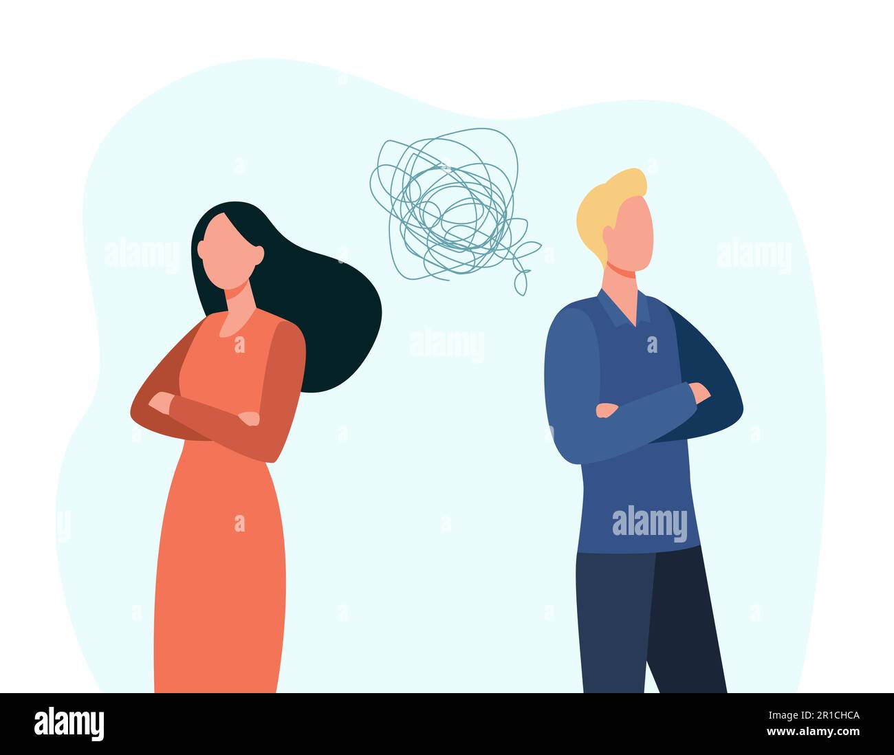 Woman hating man hi-res stock photography and images - Alamy