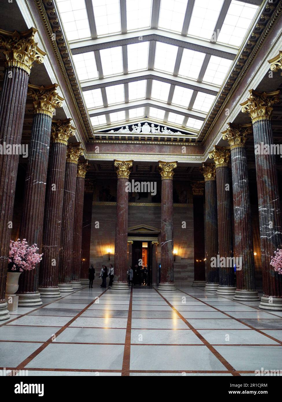 Vienna, Austria - March 20, 2023: Inside the parliament of Austria one ...