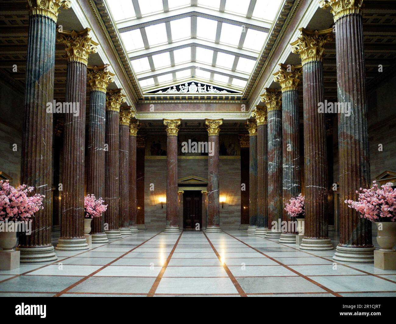 Vienna, Austria - March 20, 2023: Inside the parliament of Austria one ...
