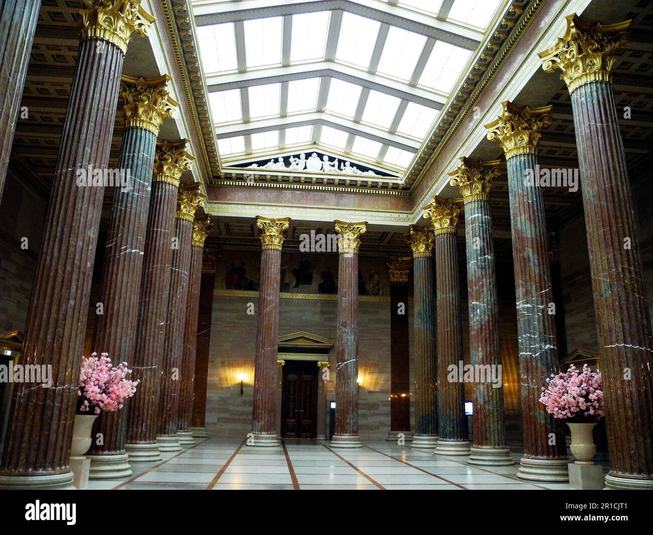 Vienna, Austria - March 20, 2023: Inside the parliament of Austria one ...