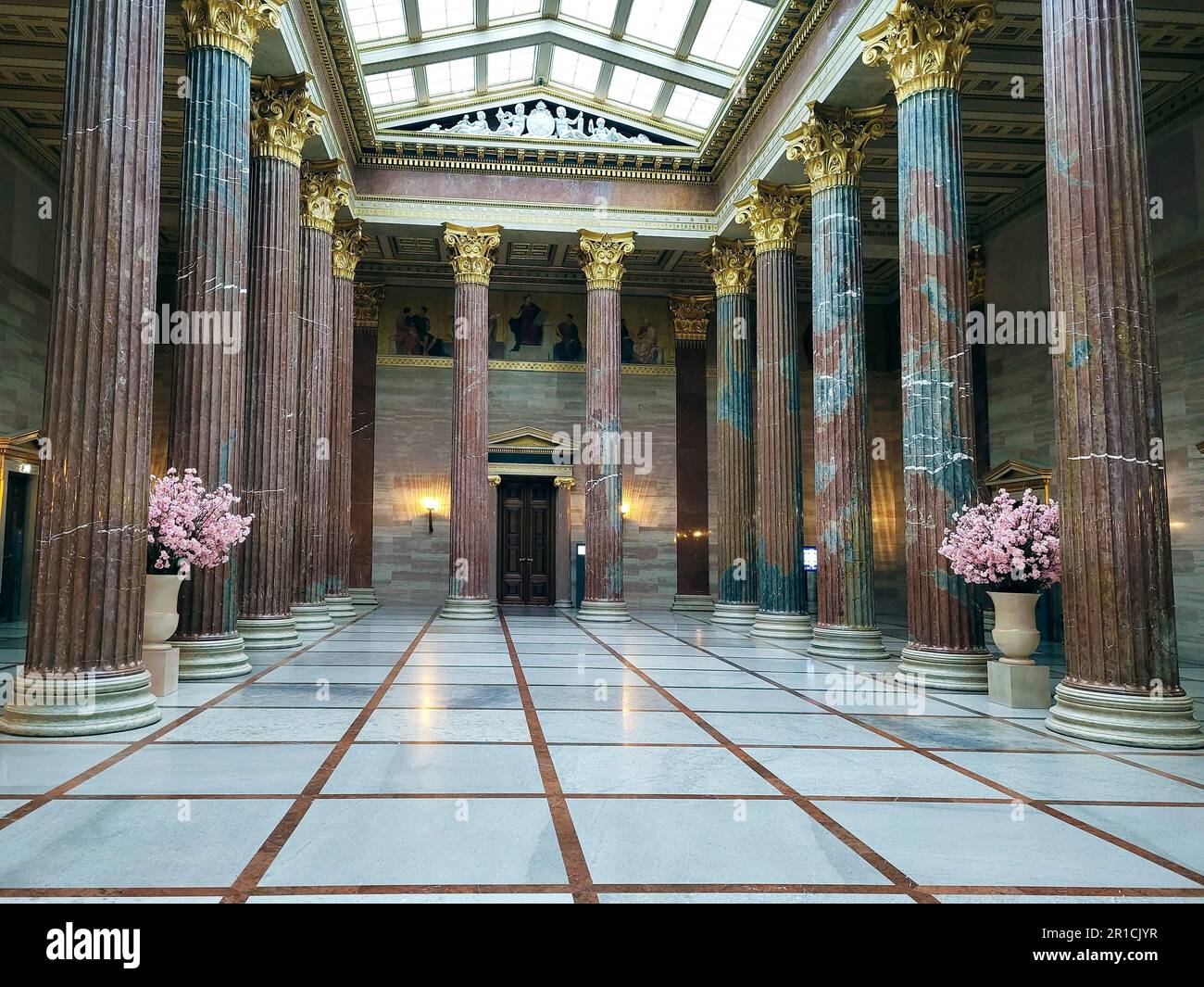 Vienna, Austria - March 20, 2023: The parliament of Austria one of the ...