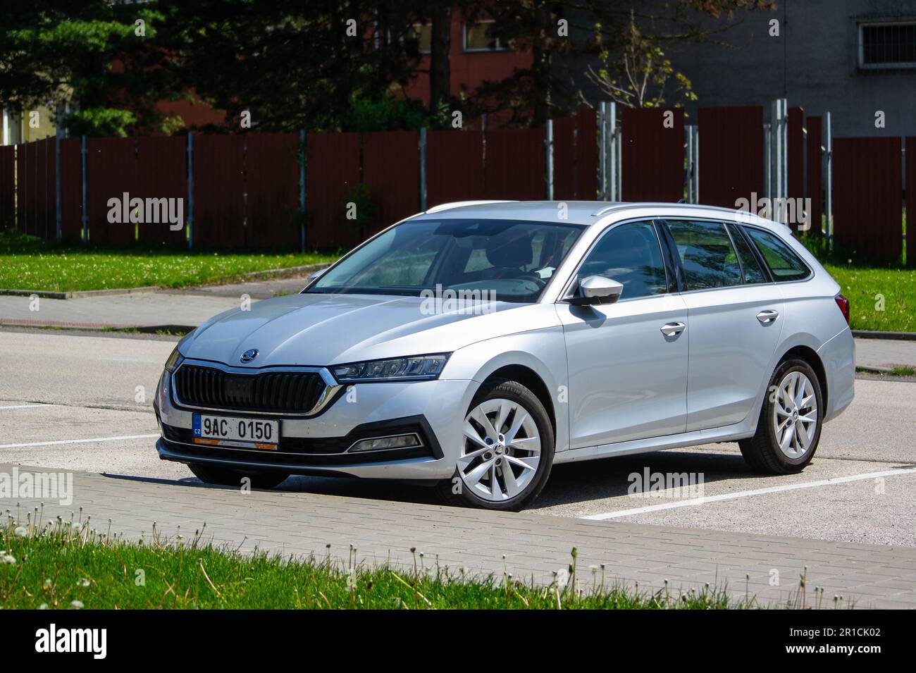 HAVIROV, CZECH REPUBLIC - MAY 11, 2023: Skoda Octavia Combi estate car ...