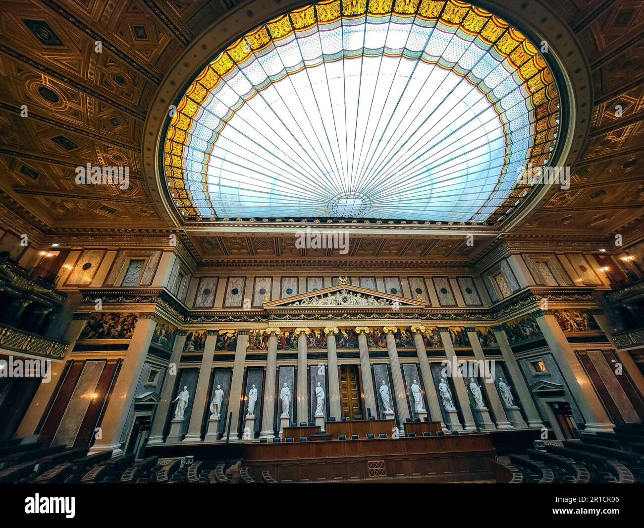 Vienna, Austria - March 20, 2023: The parliament of Austria one of the ...