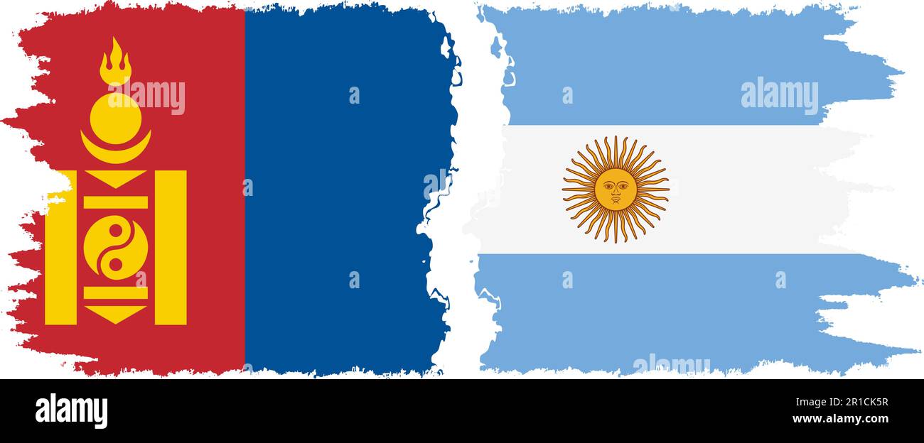 Argentina and Mongolia grunge flags connection, vector Stock Vector ... Argentina and Mongolia grunge flags connection, vector Stock Vector ...