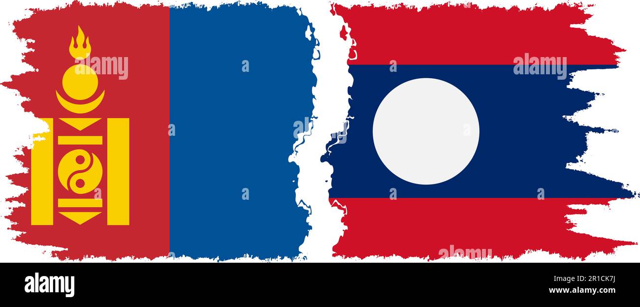 Laos and Mongolia grunge flags connection, vector Stock Vector Image ... Laos and Mongolia grunge flags connection, vector Stock Vector Image ...