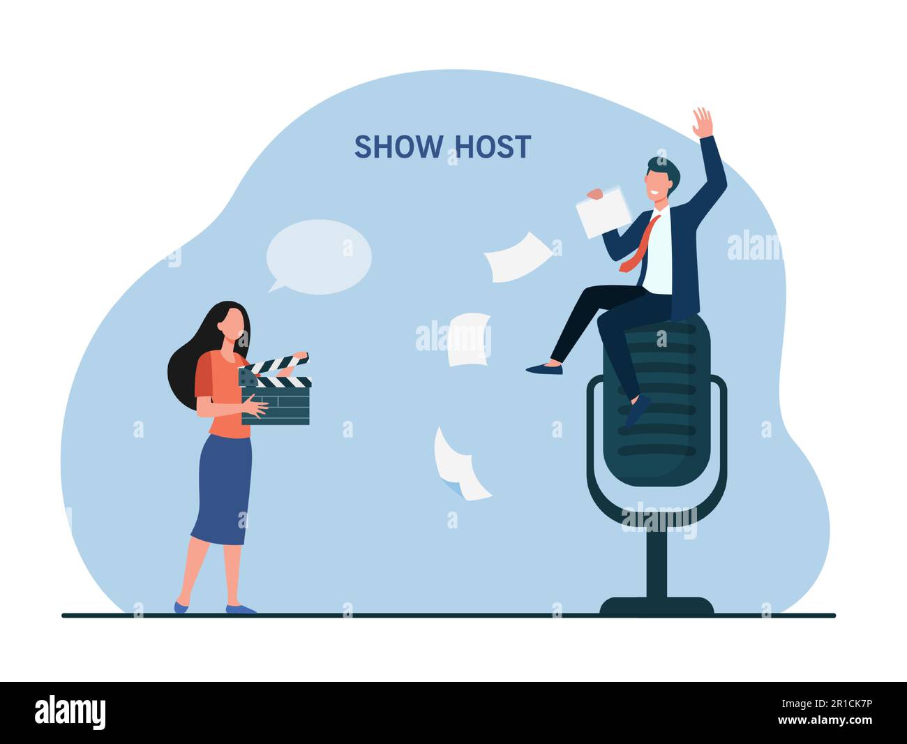 Host broadcaster Stock Vector Images - Alamy