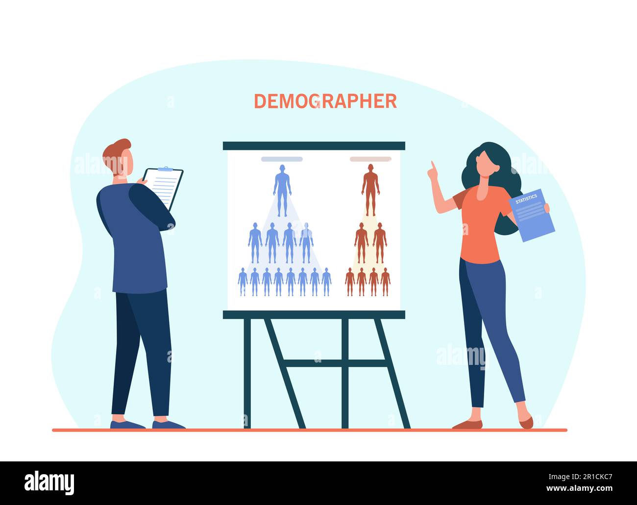 Population growth cartoon Cut Out Stock Images & Pictures - Alamy
