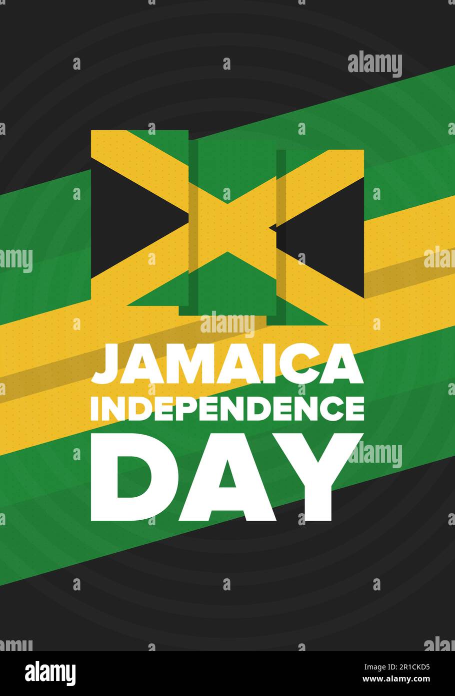 Jamaica Independence Day. Independence of Jamaica. Holiday, celebrated ...