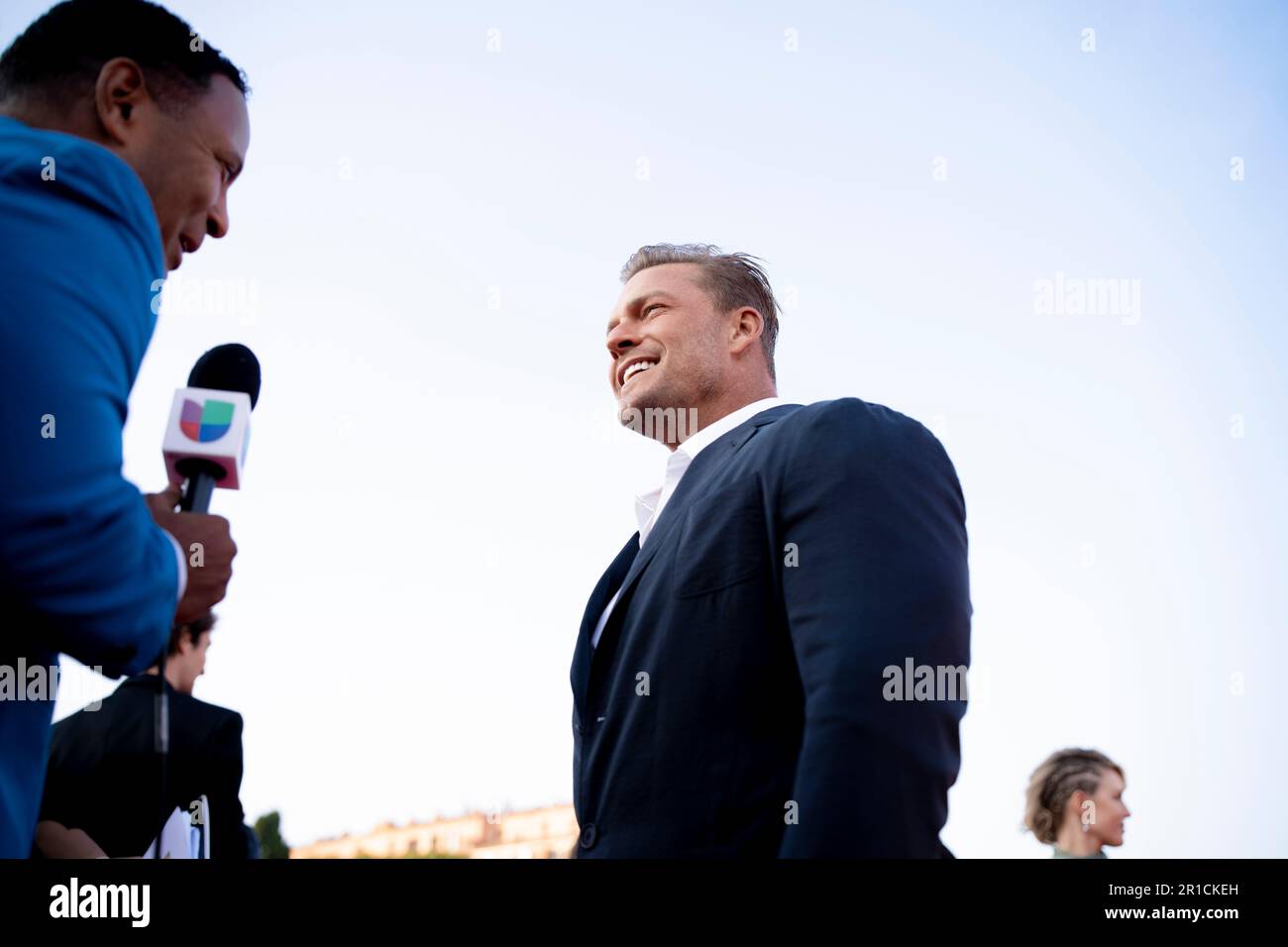 Rome, Italy, 12th May 2023, Alan Ritchson attends the premiere of Fast ...