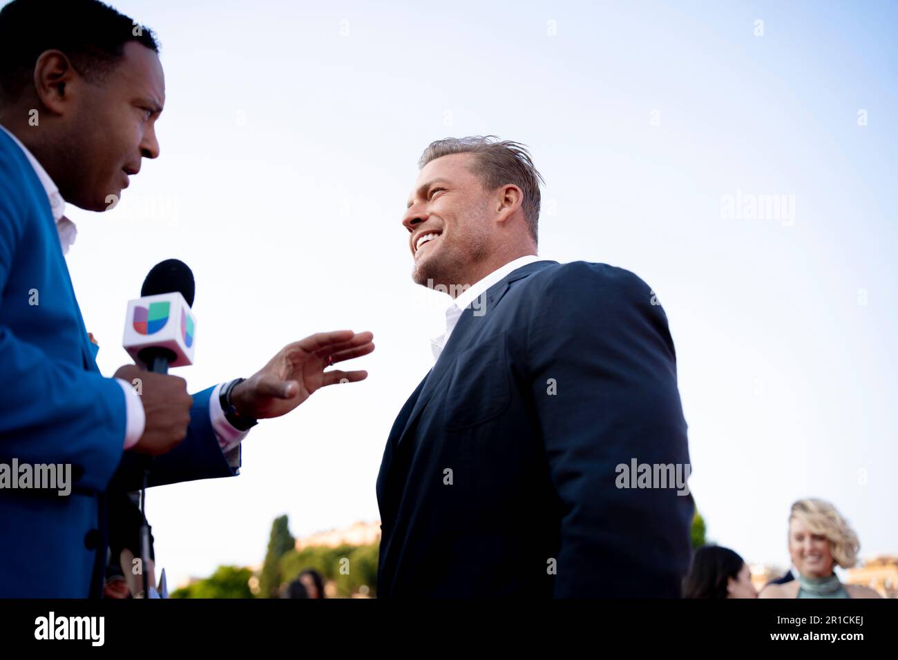 Rome, Italy, 12th May 2023, Alan Ritchson attends the premiere of Fast ...