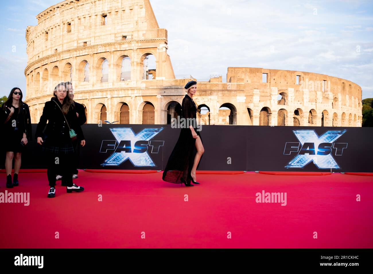 Rome, Italy, 12th May 2023, Charlize Theron attends the premiere of ...