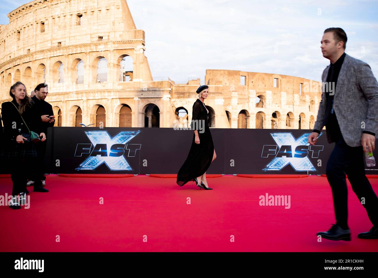 Rome, Italy, 12th May 2023, Charlize Theron attends the premiere of ...