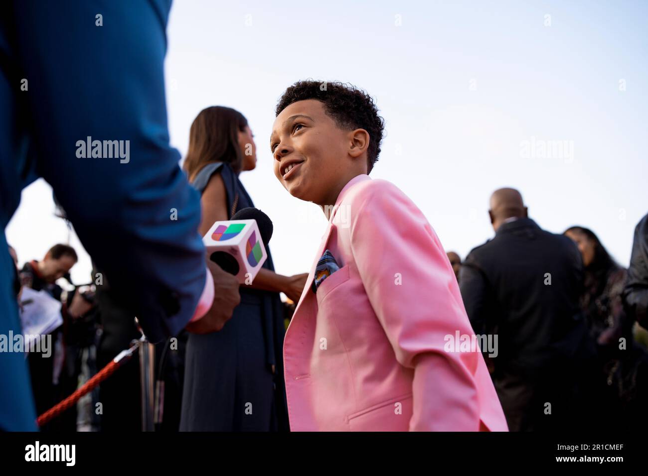 Rome, Italy, 12th May 2023, Leo Abelo Perry attends the premiere of ...