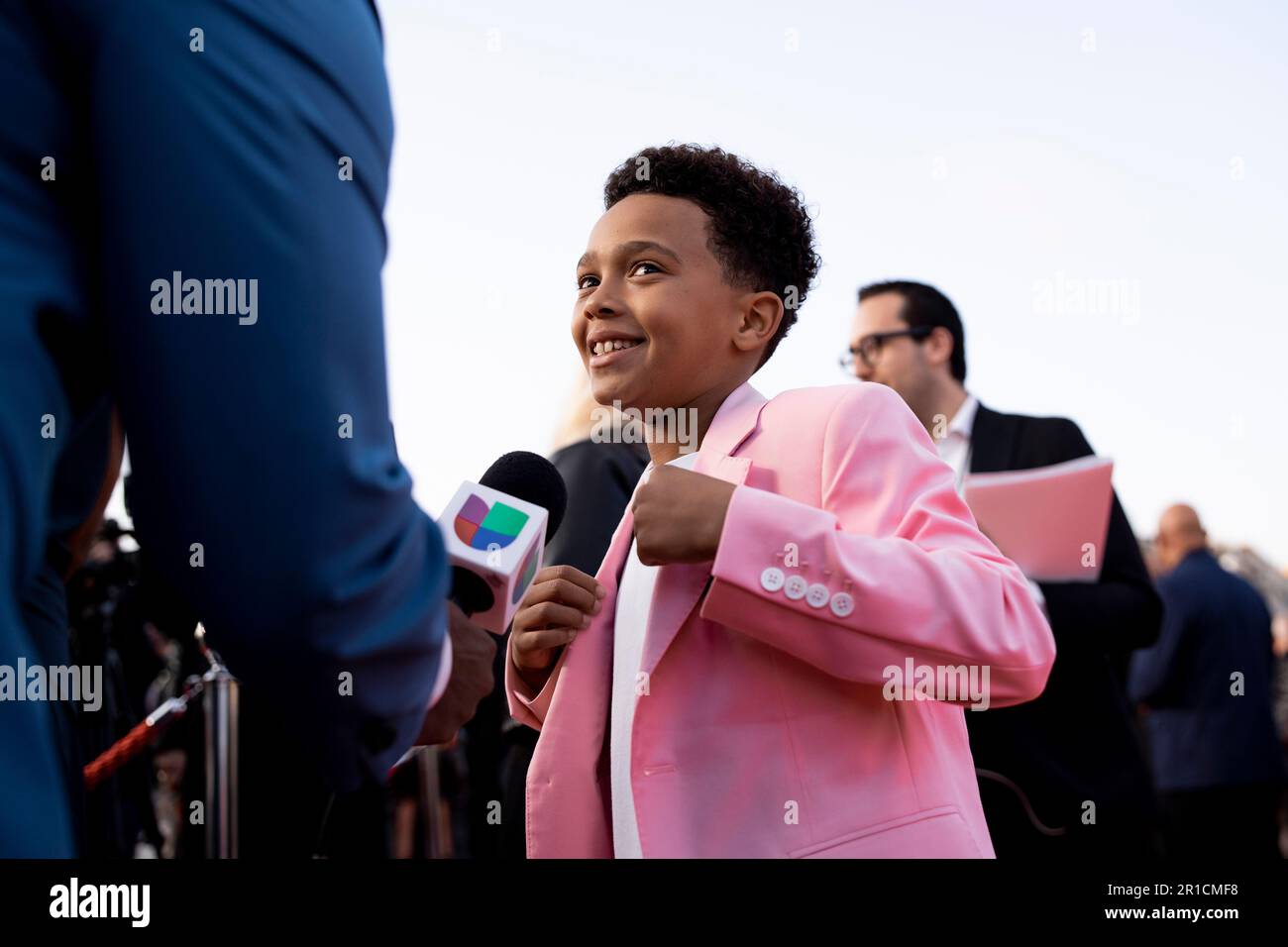 Rome, Italy, 12th May 2023, Leo Abelo Perry attends the premiere of ...