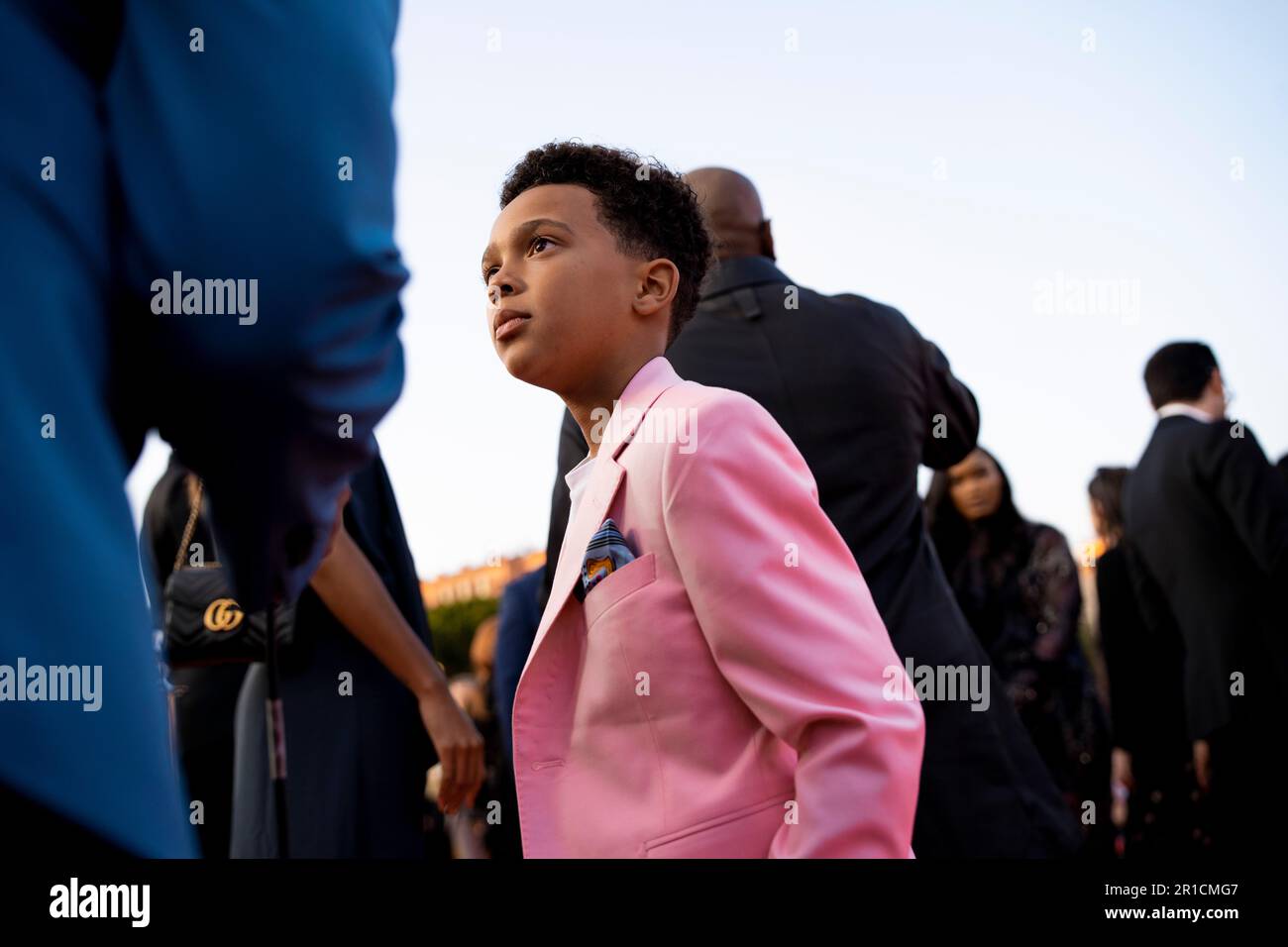 Rome, Italy, 12th May 2023, Leo Abelo Perry attends the premiere of ...
