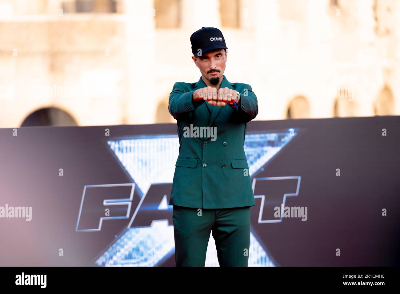 Rome, Italy, 12th May 2023, Luis Da Silva Jr. attends the premiere of ...