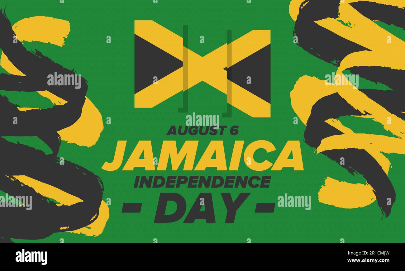 Jamaica Independence Day. Independence of Jamaica. Holiday, celebrated ...