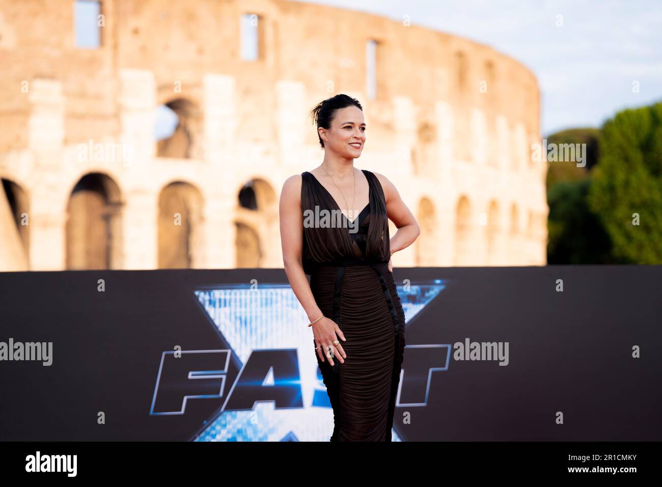 Rome, Italy, 12th May 2023, Michelle Rodriguez attends the premiere of ...