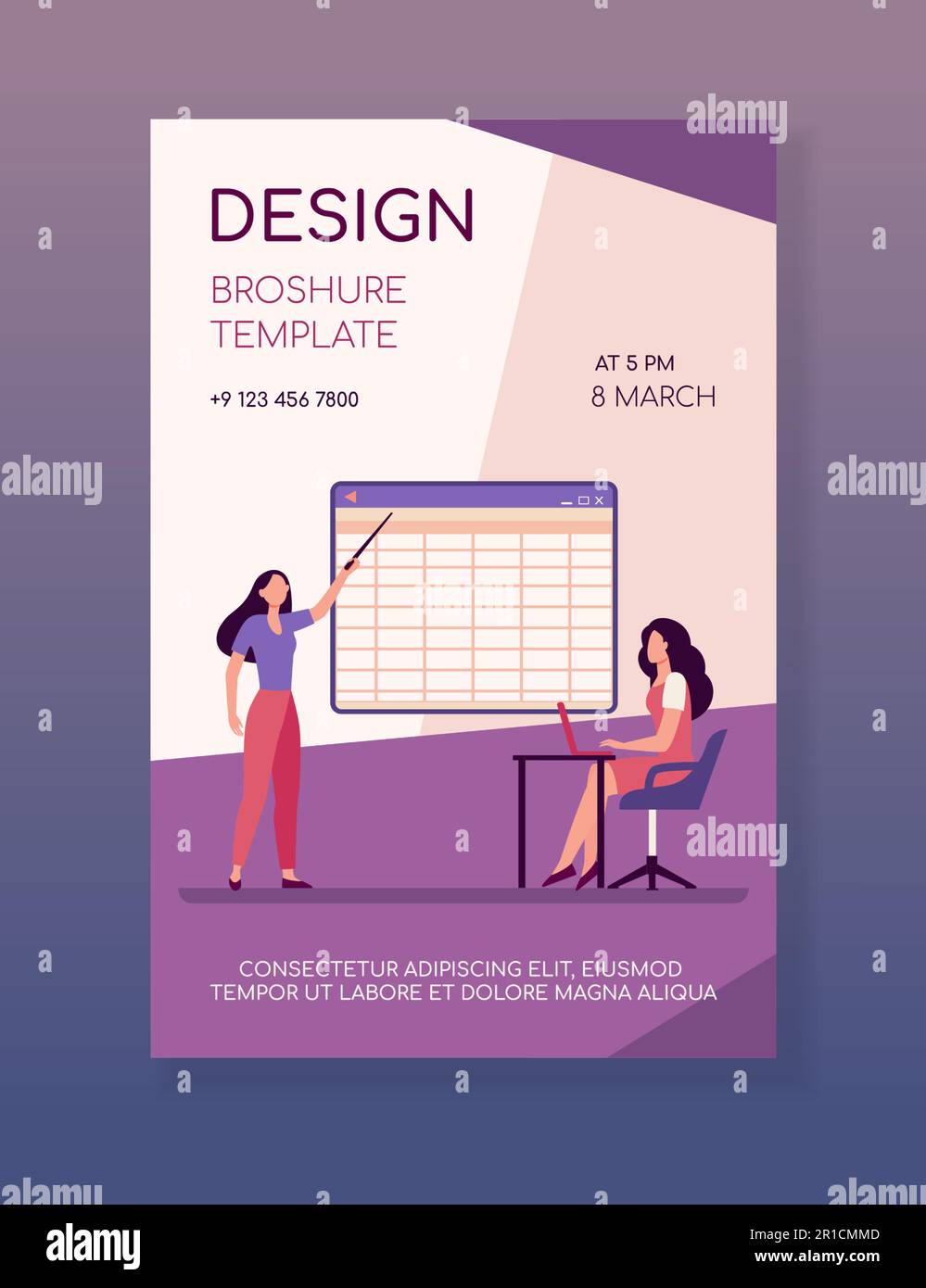 Girl report class Stock Vector Images - Alamy