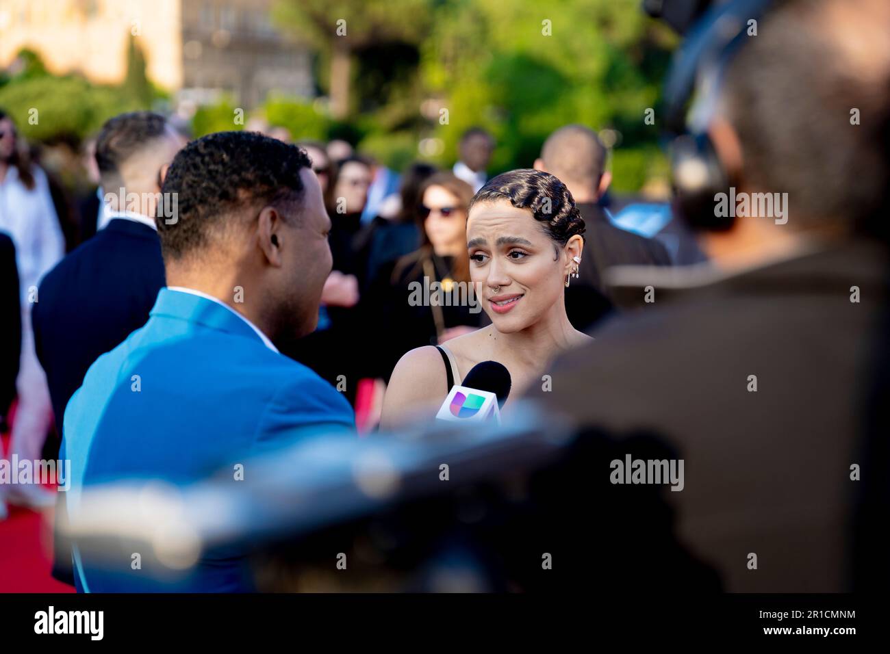 Rome, Italy, 12th May 2023, Nathalie Emmanuel attends the premiere of ...