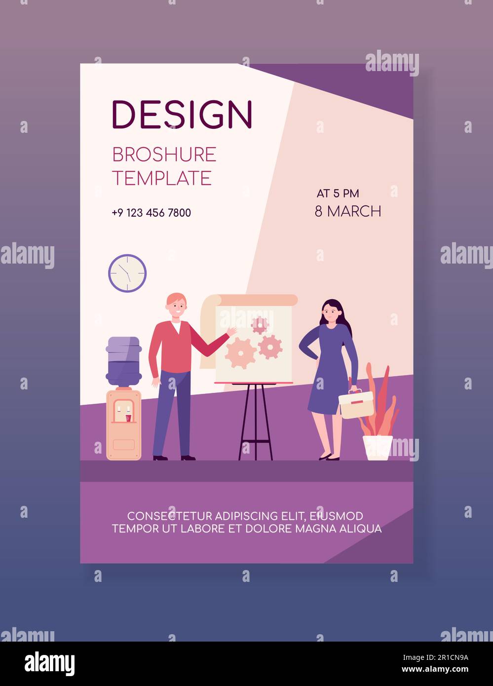 Professional project manager presenting Stock Vector Images - Alamy