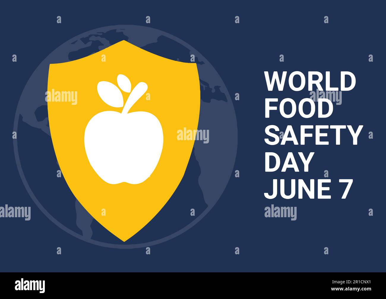 World Food Safety Day. June 7. Vector illustration in flat design style ...