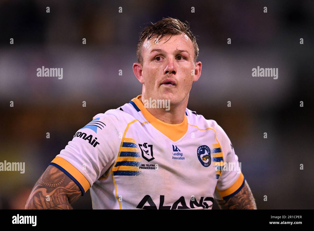 J’maine Hopgood of the Eels dejected after loosing the NRL Round 11 ...