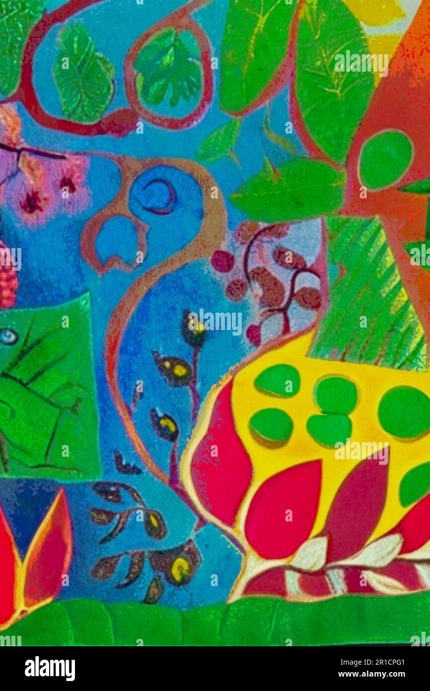 Watercolor painting . Abstract illustration for print, fabric pattern ...