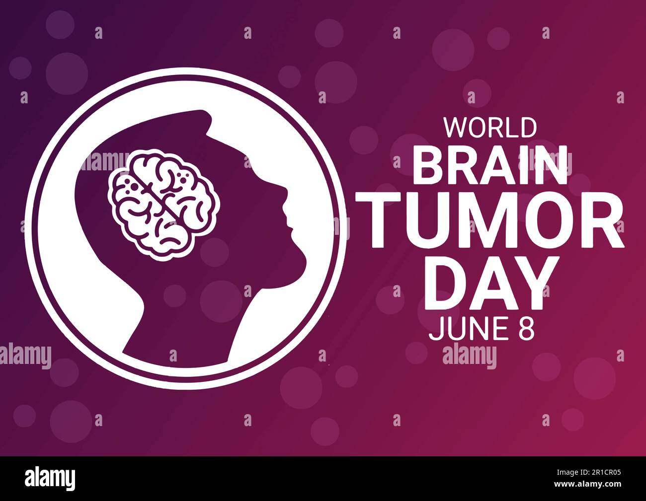 World Brain Tumor Day. June 8. Holiday concept. Template for background ...