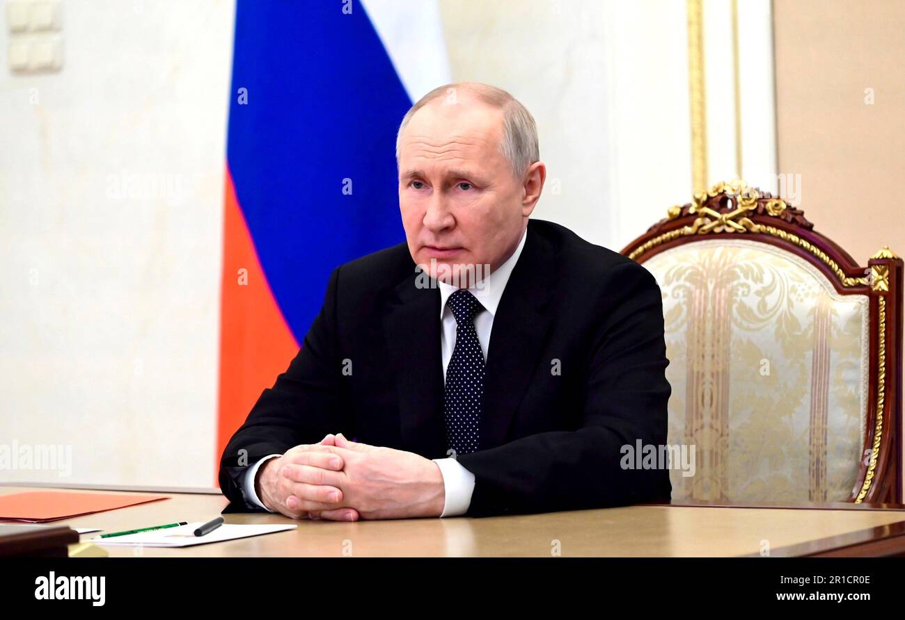 Moscow Russia 12th May 2023 Russian President Vladimir Putin Hosts