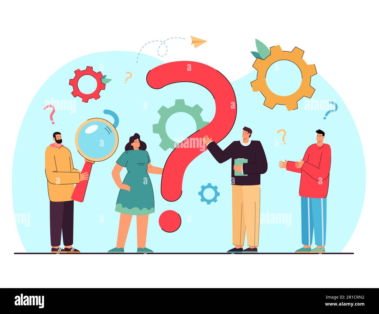 Asking questions Cut Out Stock Images & Pictures - Alamy