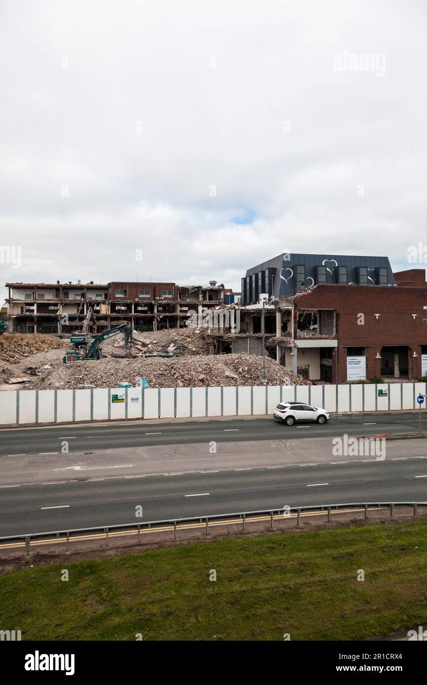 Plans to connect high street to river hi-res stock photography and ...