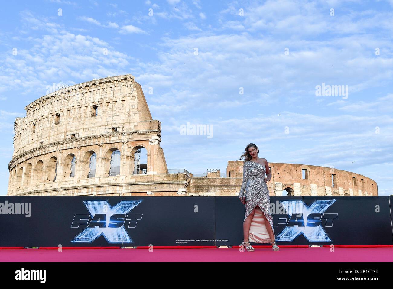 Actress Alexandra Anthony attends the 'Fast X' film premiere, the tenth ...