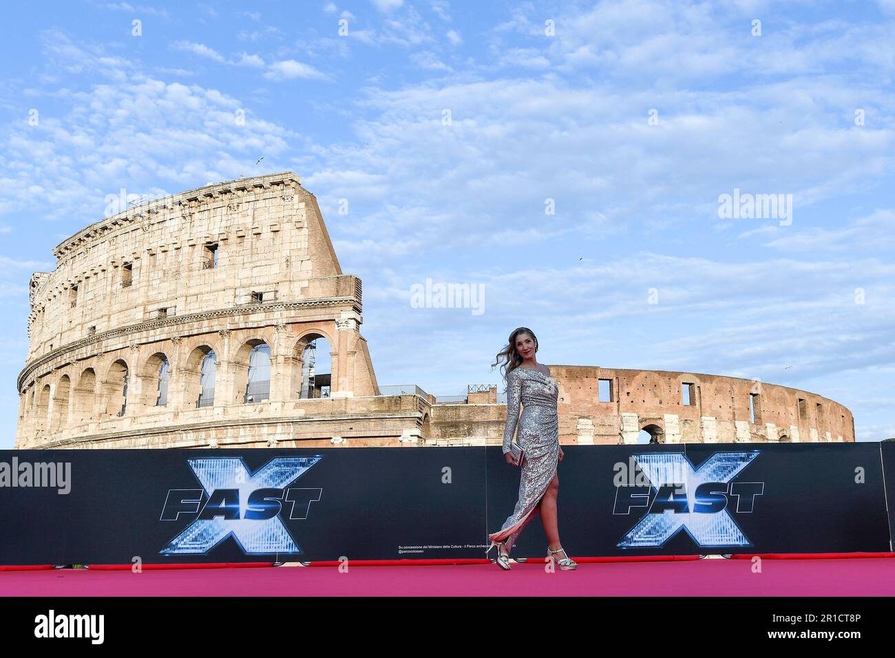 Actress Alexandra Anthony attends the 'Fast X' film premiere, the tenth ...