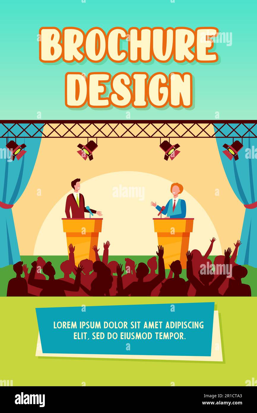 Political talking show Stock Vector Images - Alamy