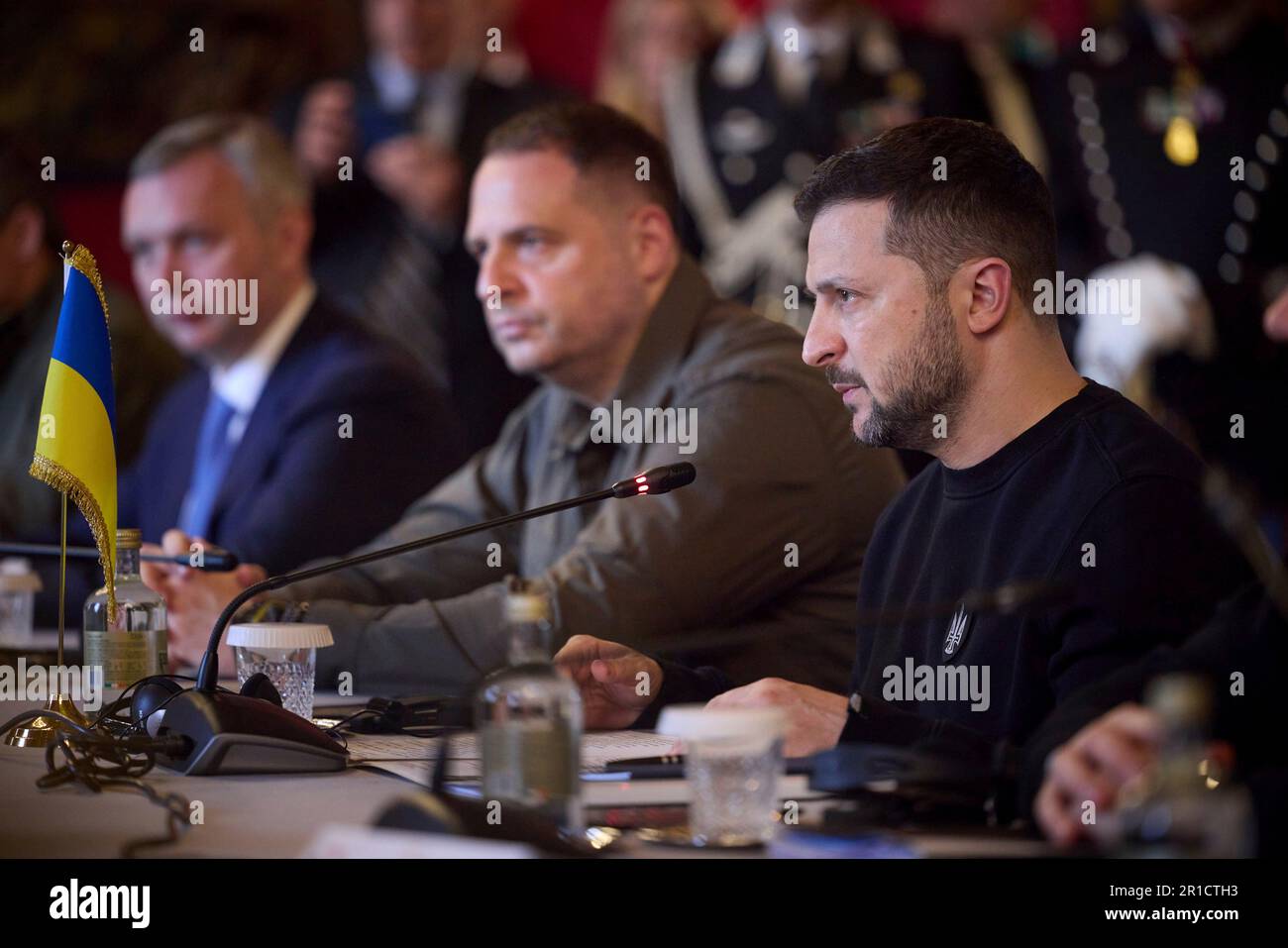 Rome, Italy. 13th May, 2023. Ukrainian President Volodymyr Zelenskyy ...