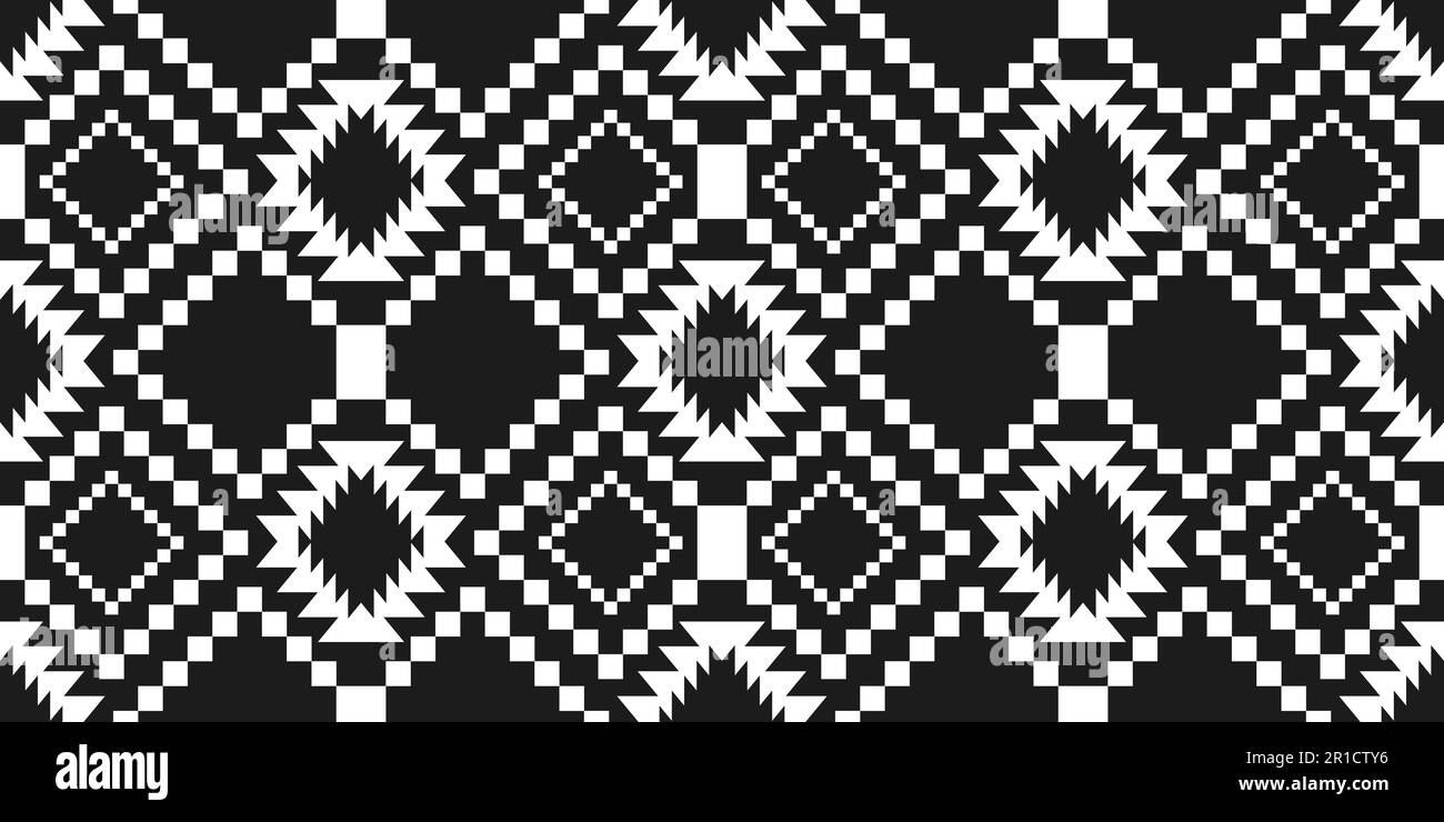 Southwestern Aztec Seamless Pattern. Navajo Print Stock Vector Image ...