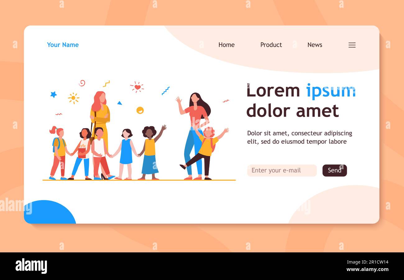 Classmates meeting at school Stock Vector Image & Art - Alamy