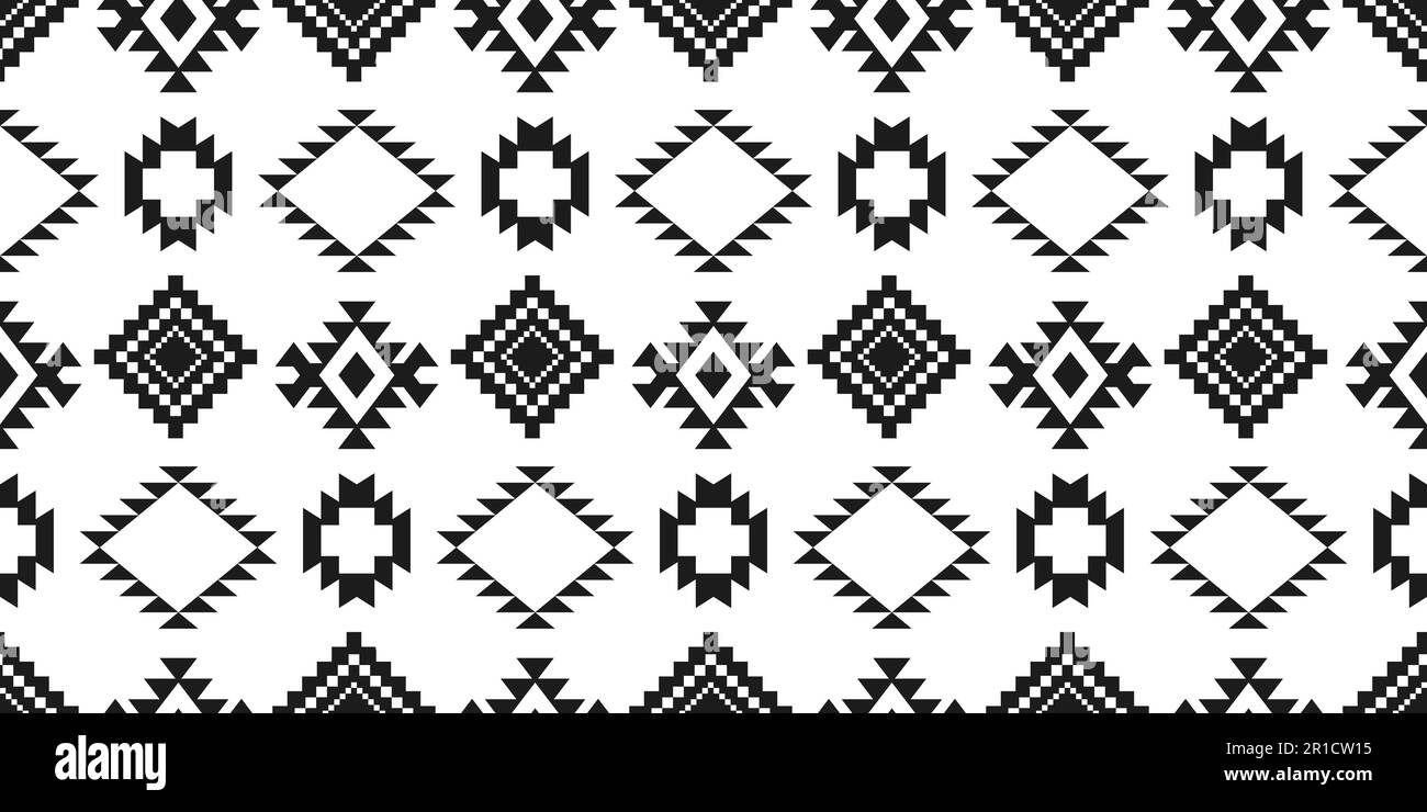 Southwestern Aztec Seamless Pattern. Navajo Print Stock Vector Image ...