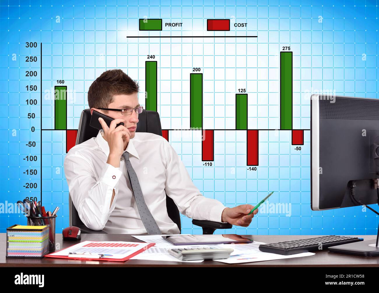 Chart talking hi-res stock photography and images - Alamy