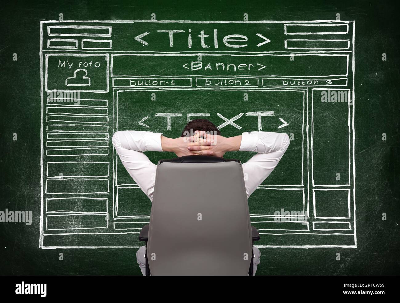 On site looking at drawing hi-res stock photography and images - Alamy