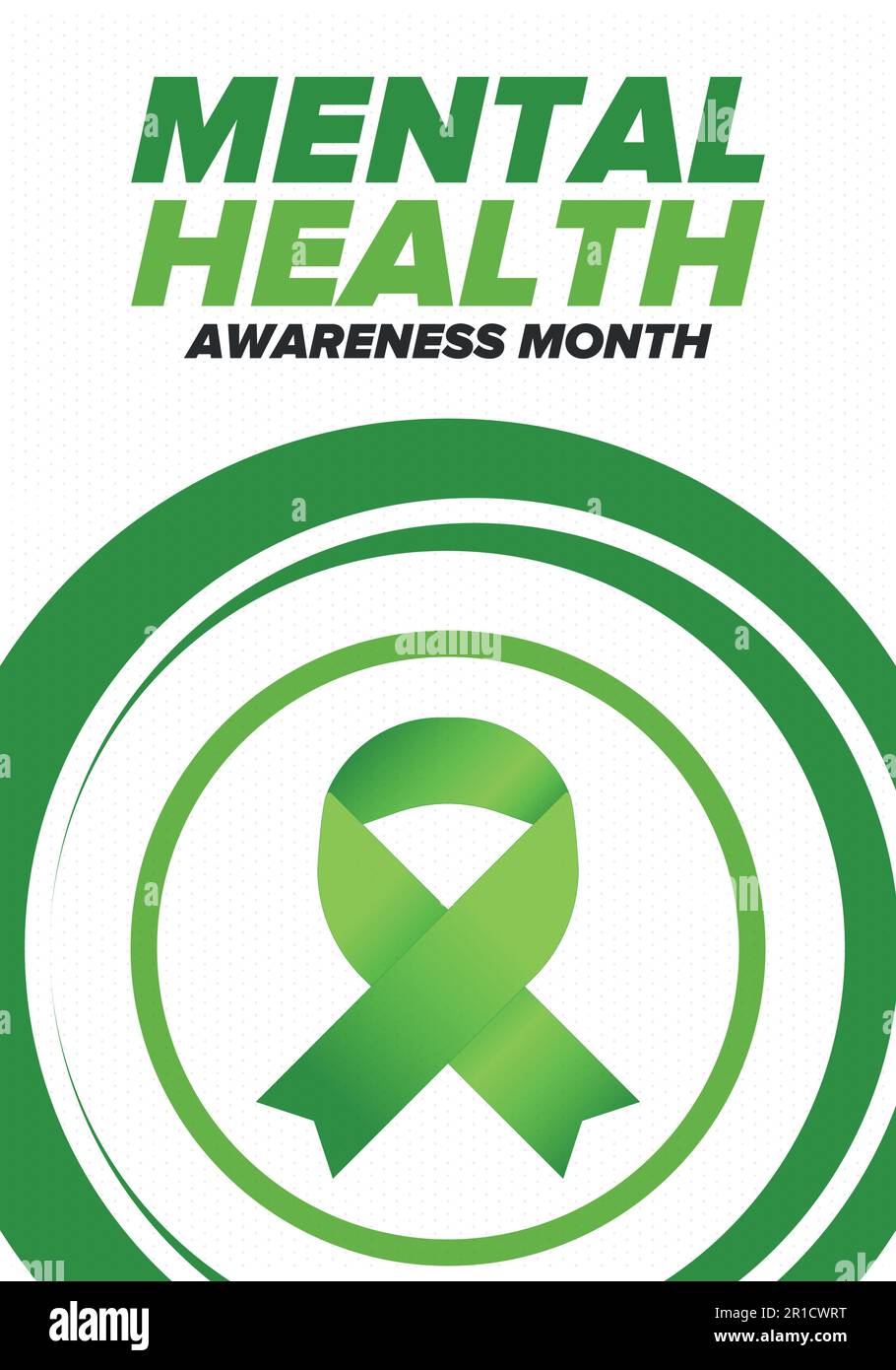 Mental Health Awareness Month in May. Raising awareness of mental ...